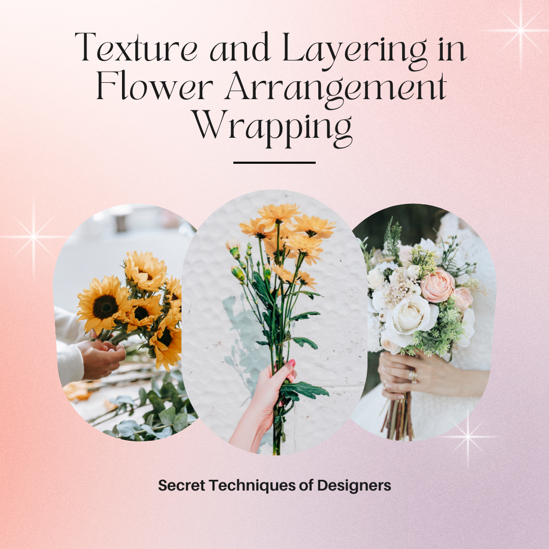 Texture and Layering in Flower Arrangement Wrapping: Secret Techniques ...