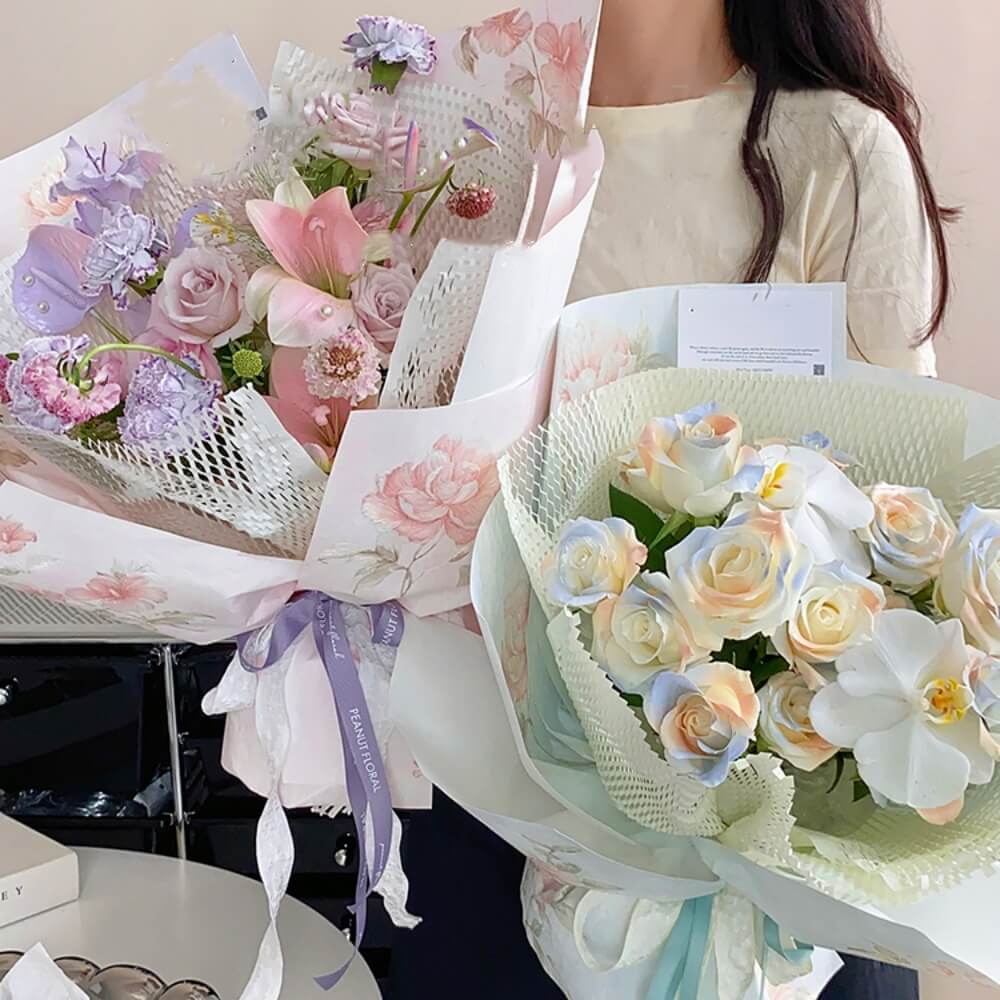 Waterproof Flower Wrapping Paper for Bouquets – Korean Floral Wrapping ...