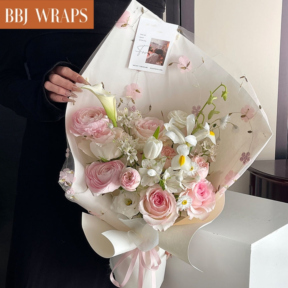 Mesh Netting Flower Wrapping Paper, 19.7×51.2 Inch - 1 Roll – BBJ WRAPS