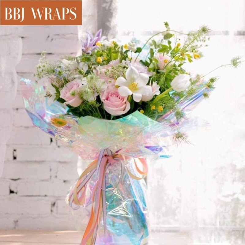 Iridescent Colored Cellophane Paper|BBJ WRAPS