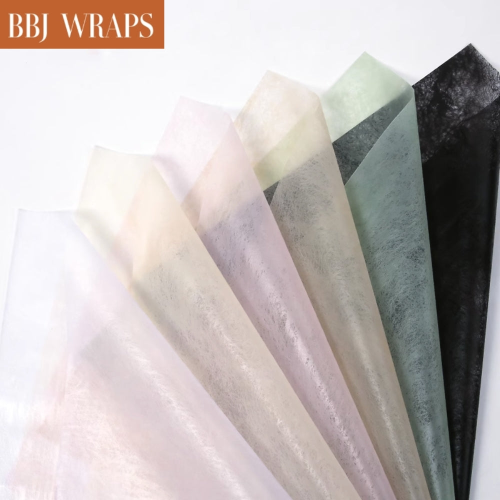 Translucent Waterproof Flower Wrapping Paper Sheets|BBJ WRAPS