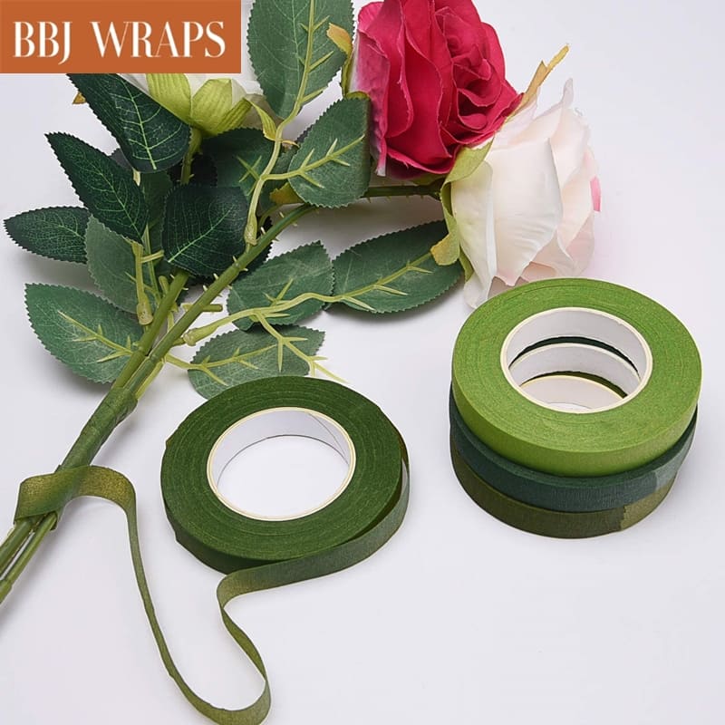 Green Floral Tapes for Bouquet Stem Wrapping – BBJ WRAPS