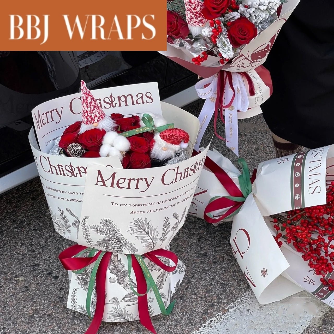 Christmas Wrapping Paper-Get Into the Holiday Spirit|BBJ WRAPS